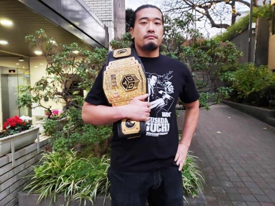 KO-D Openweight Champion Kazusada Higuchi on his fifth title defense ...